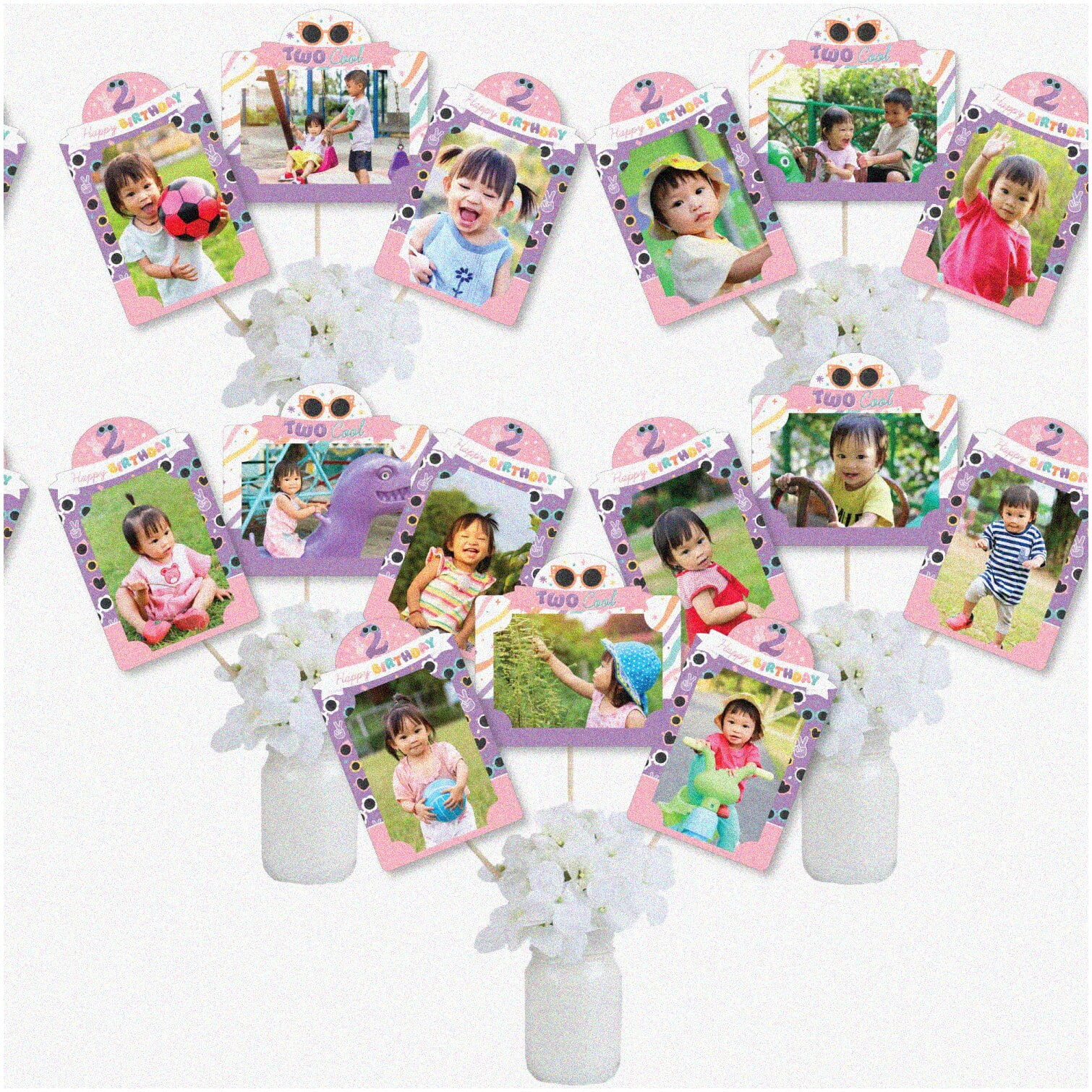 Pastel Princess Party Photo Props - 15 Piece Set: Two Cool Girl 2nd ...