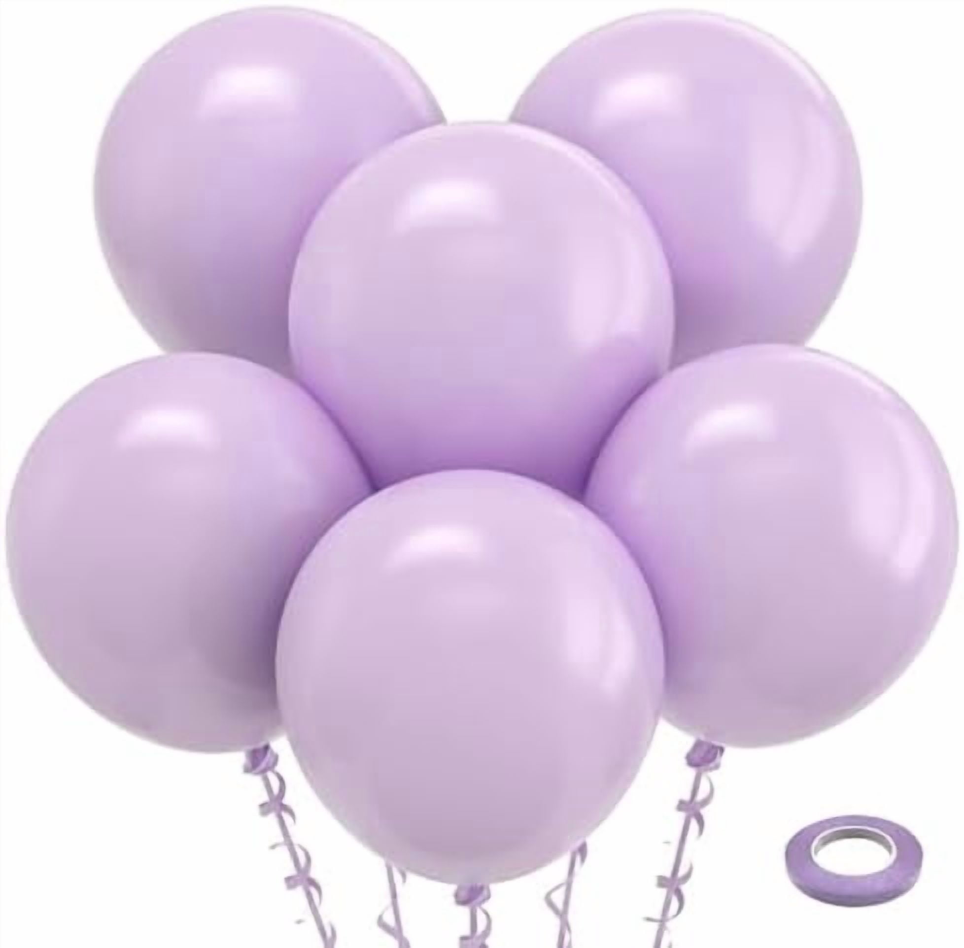 Pastel Purple Latex Party Balloons - 30 Pack 18 inch Round Helium Pale ...