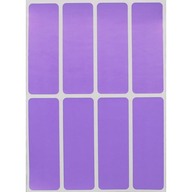 Pastel Purple Sticker 3x1 inch Color-Coding Labels for Organizing ...