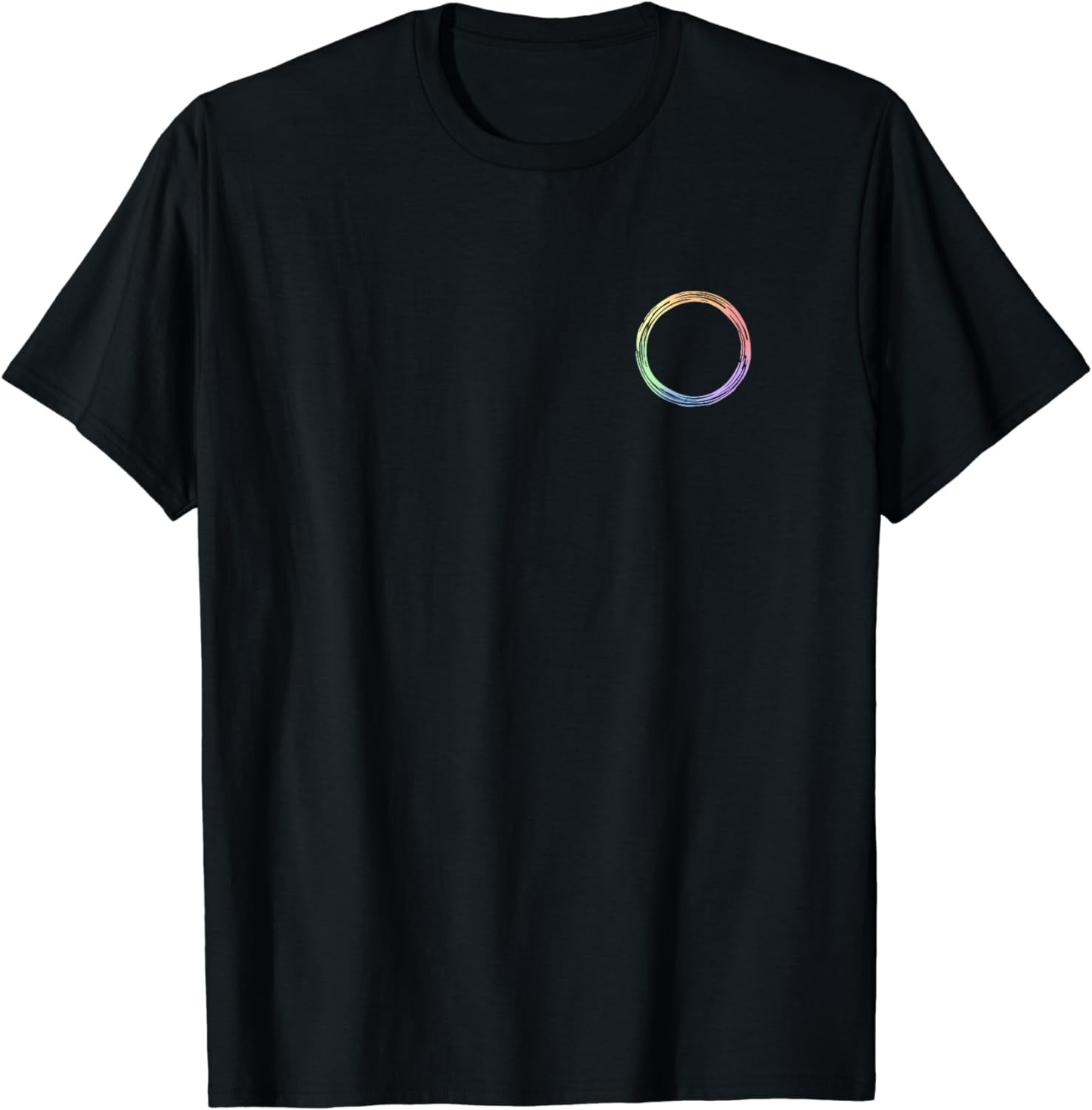 Pastel Rainbow Circle Subtle Pride LGBT Gay Rights Equality T-Shirt ...