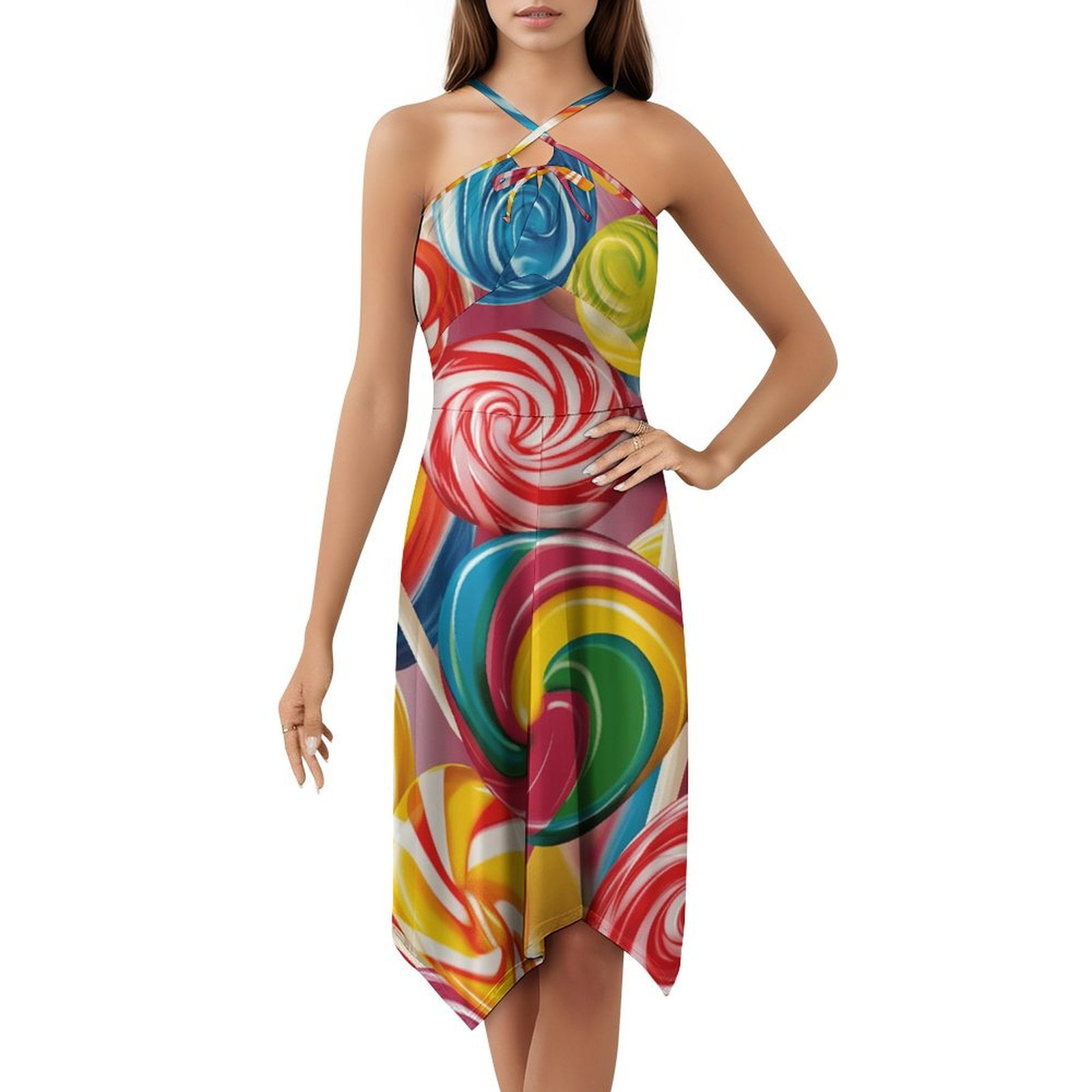 Pastel Rainbow Lollipop Dress Elegant Party Dresses Evening Dresses ...
