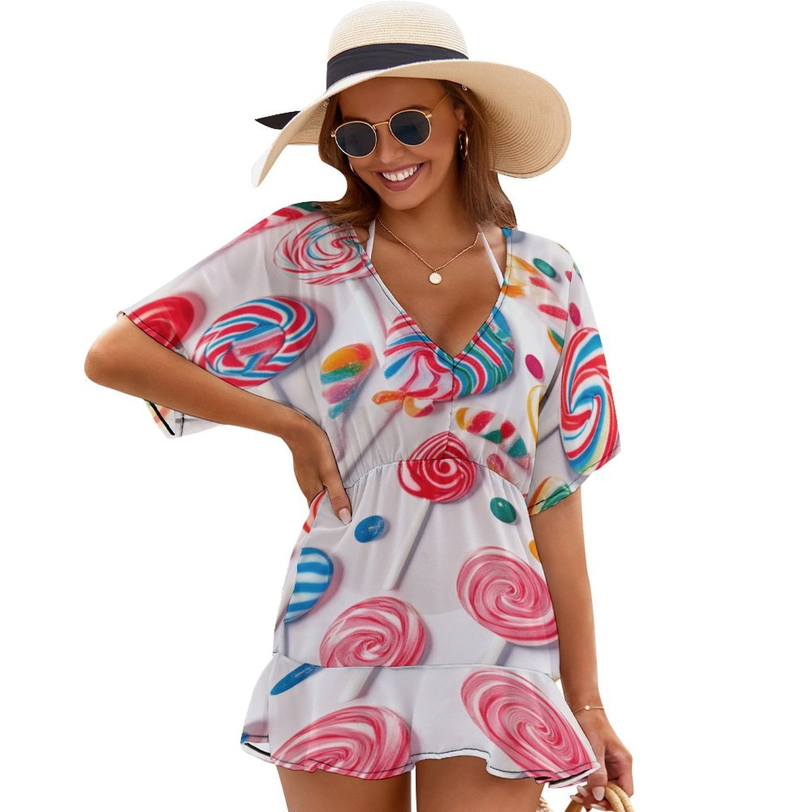 Pastel Rainbow Lollipop Women's Luxury Party Dress Evening Dresses ...