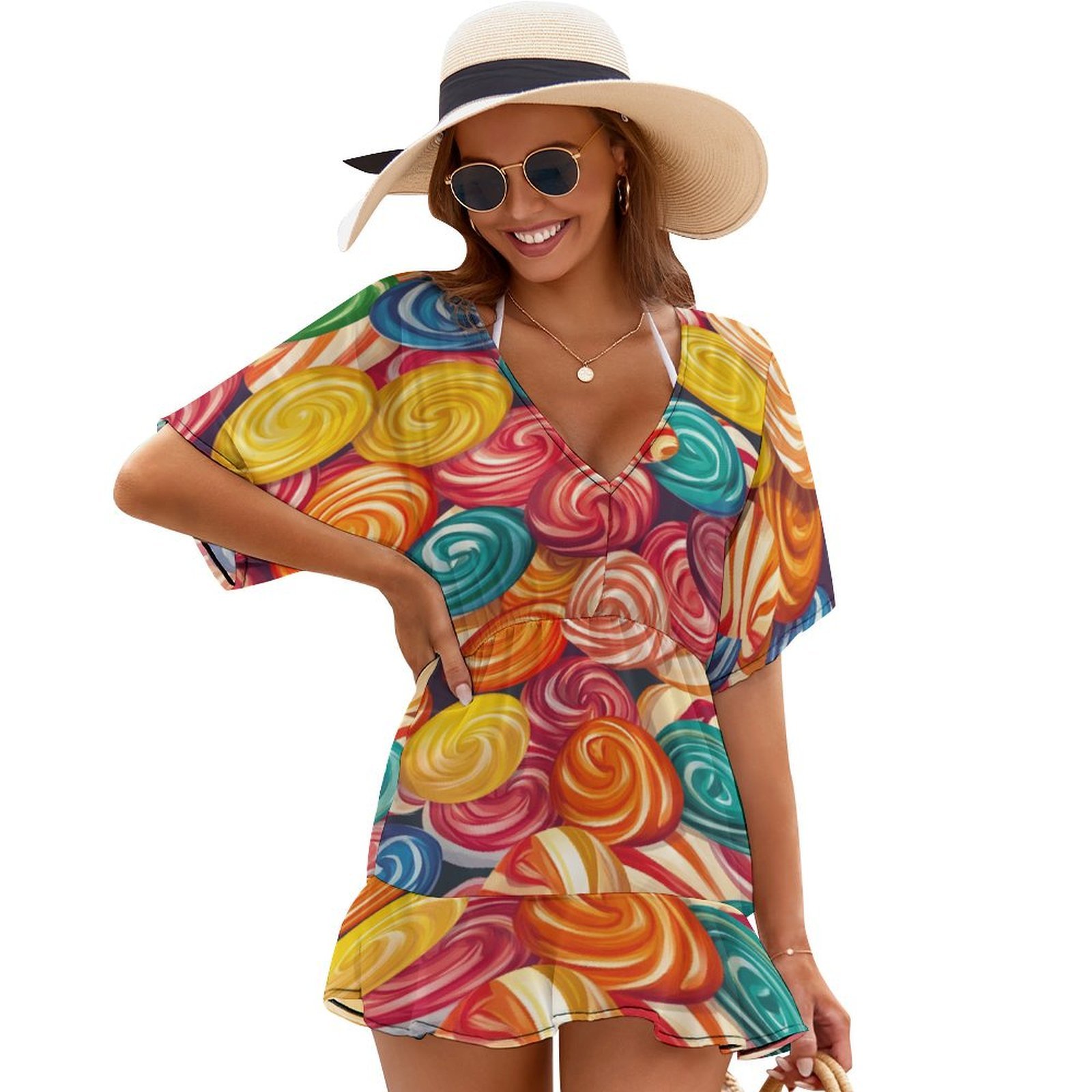 Pastel Rainbow Lollipop Women's Luxury Party Dress Evening Dresses ...