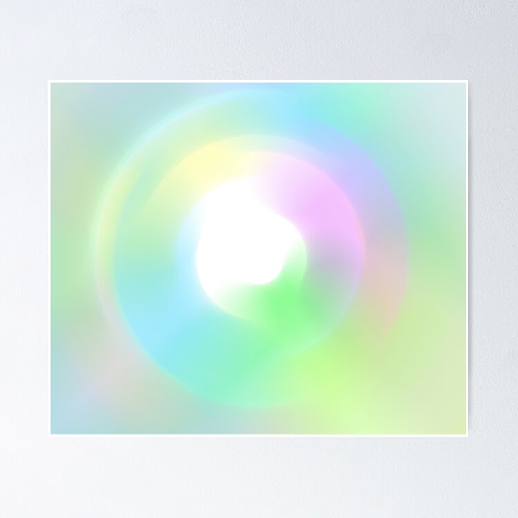 Pastel Rainbow Ripple UNFRAMED Poster, 18x24 - Walmart.com