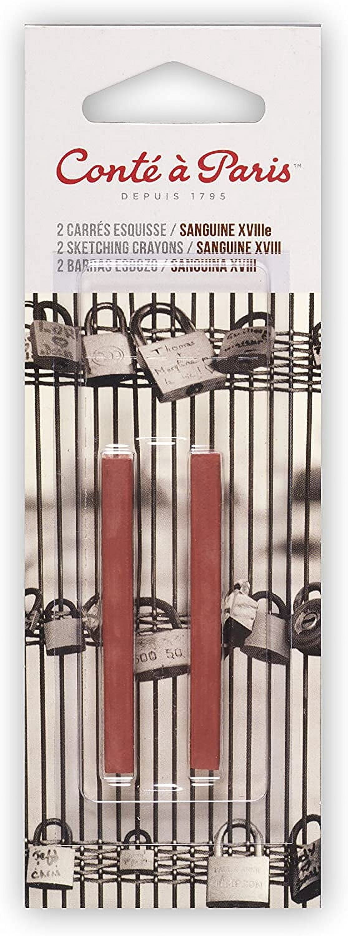 Pastel Sanguine XVIII Century, 2 Pack Conte Crayons, Multicolor ...