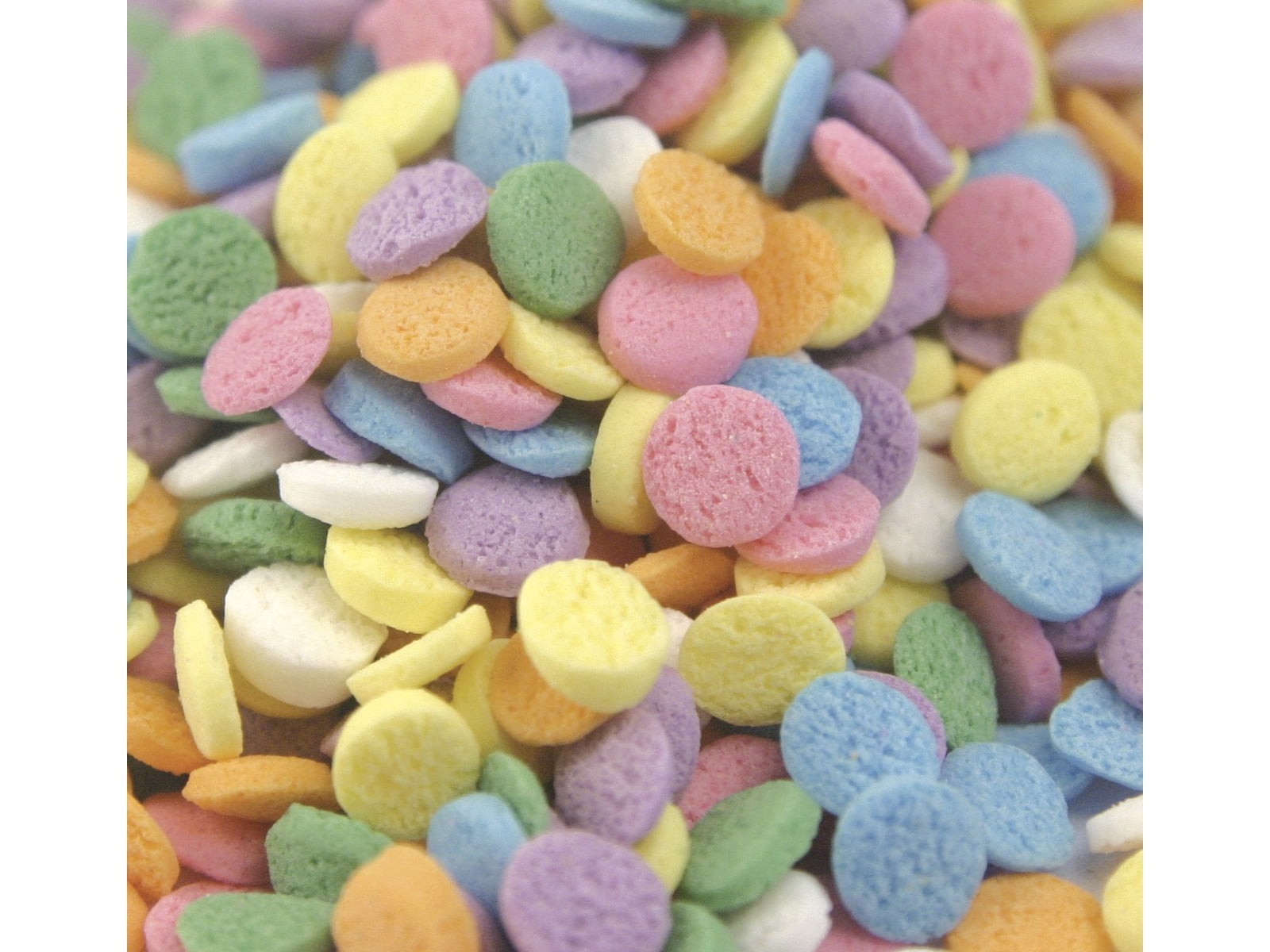 Pastel Sequin Shapes Bakery Topping Sprinkles Sequins 1 pound - Walmart.com