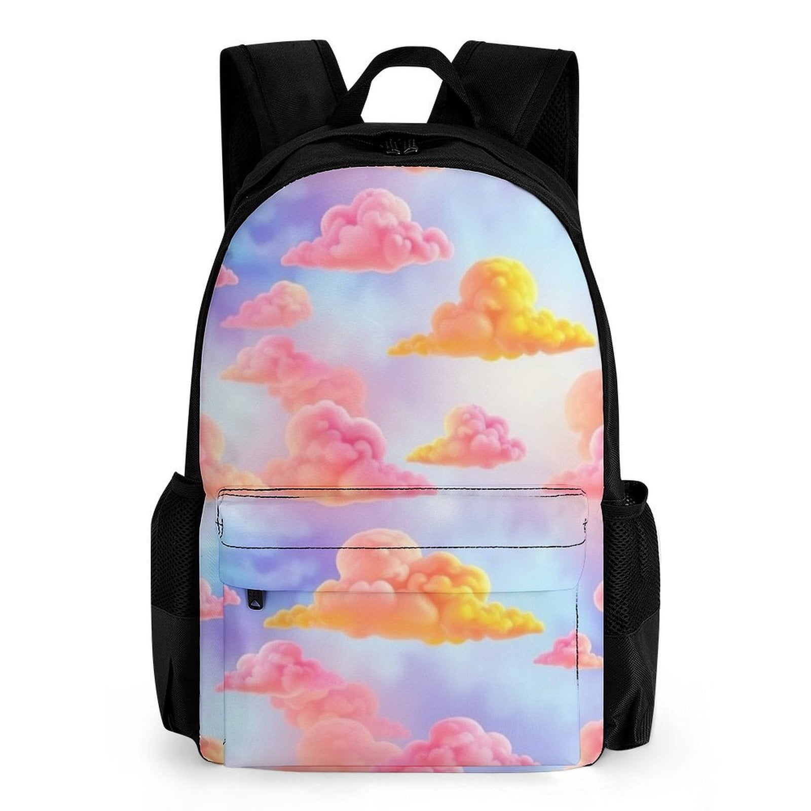Pastel Sky Clouds Backpacks for Women Men Bookbags Large Capacity ...