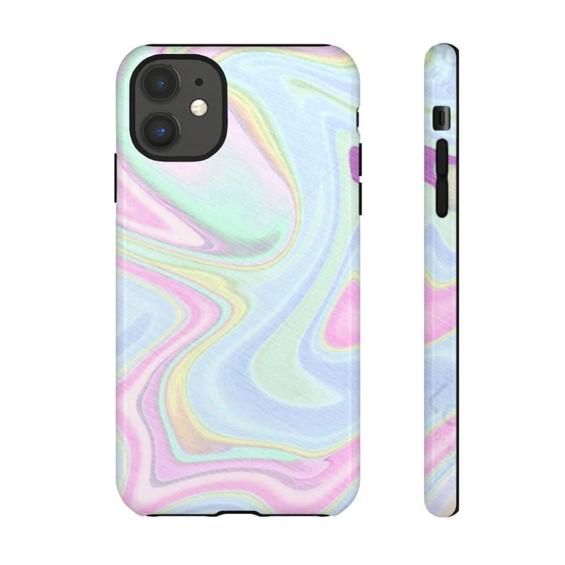 Pastel Swirl Case for iPhone 16/15/14/13/12 Pro Max, Colorful & Trendy ...