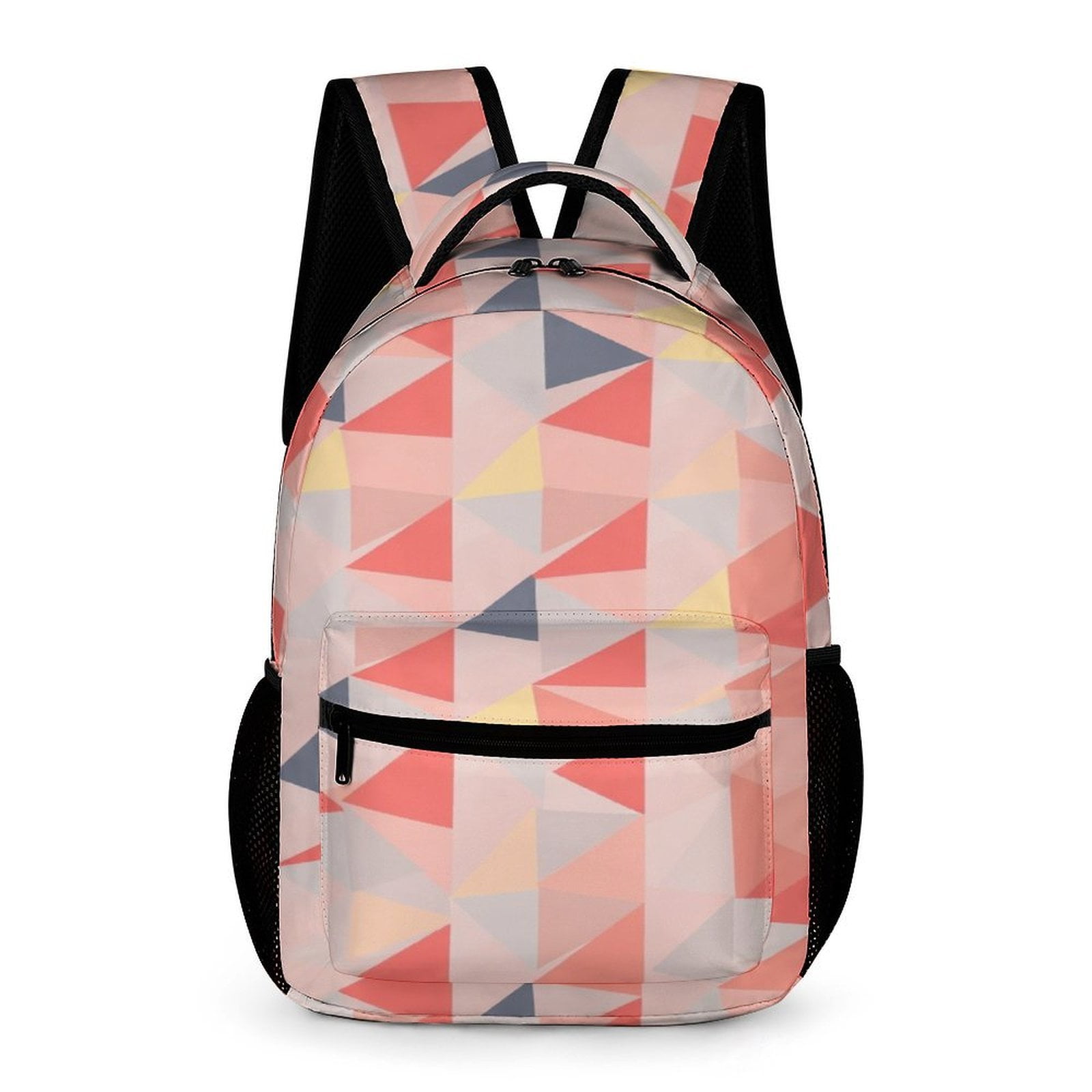 Pastel Triangle Pattern Student Bookbag Notebook Backpacks 3D Print ...