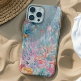 Pastel Watercolor Ocean Jelly Fish Phone Case 17 16 15 14 13 12 11 Pro ...