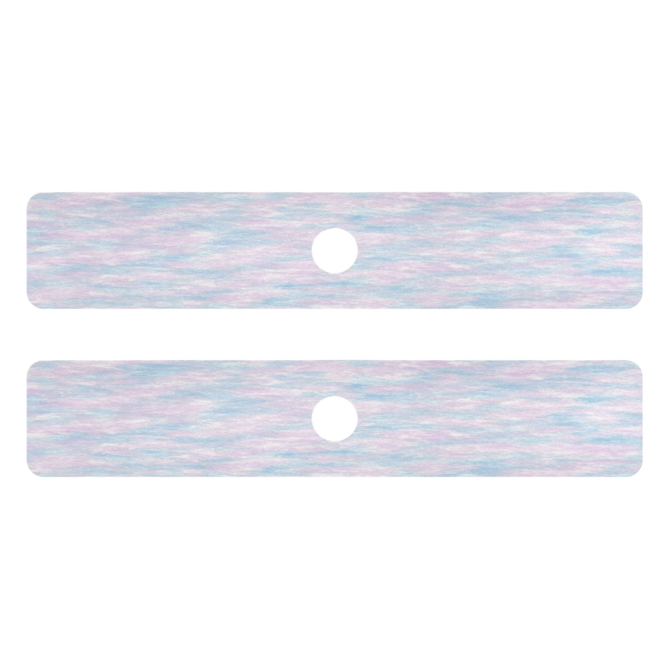 Pastel Watercolor Texture Extra Long Silicone Algae Sink Mat 30x5.4in 2 ...