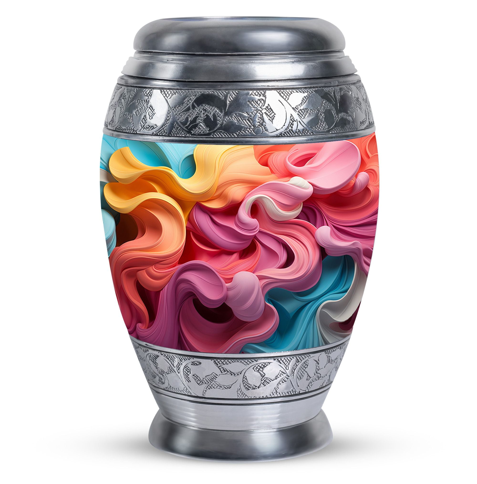 Pastel Whorls Urns For Ashes Adult Male Small - Urns For Human Ashes Adult Male - Eternal Spring ...