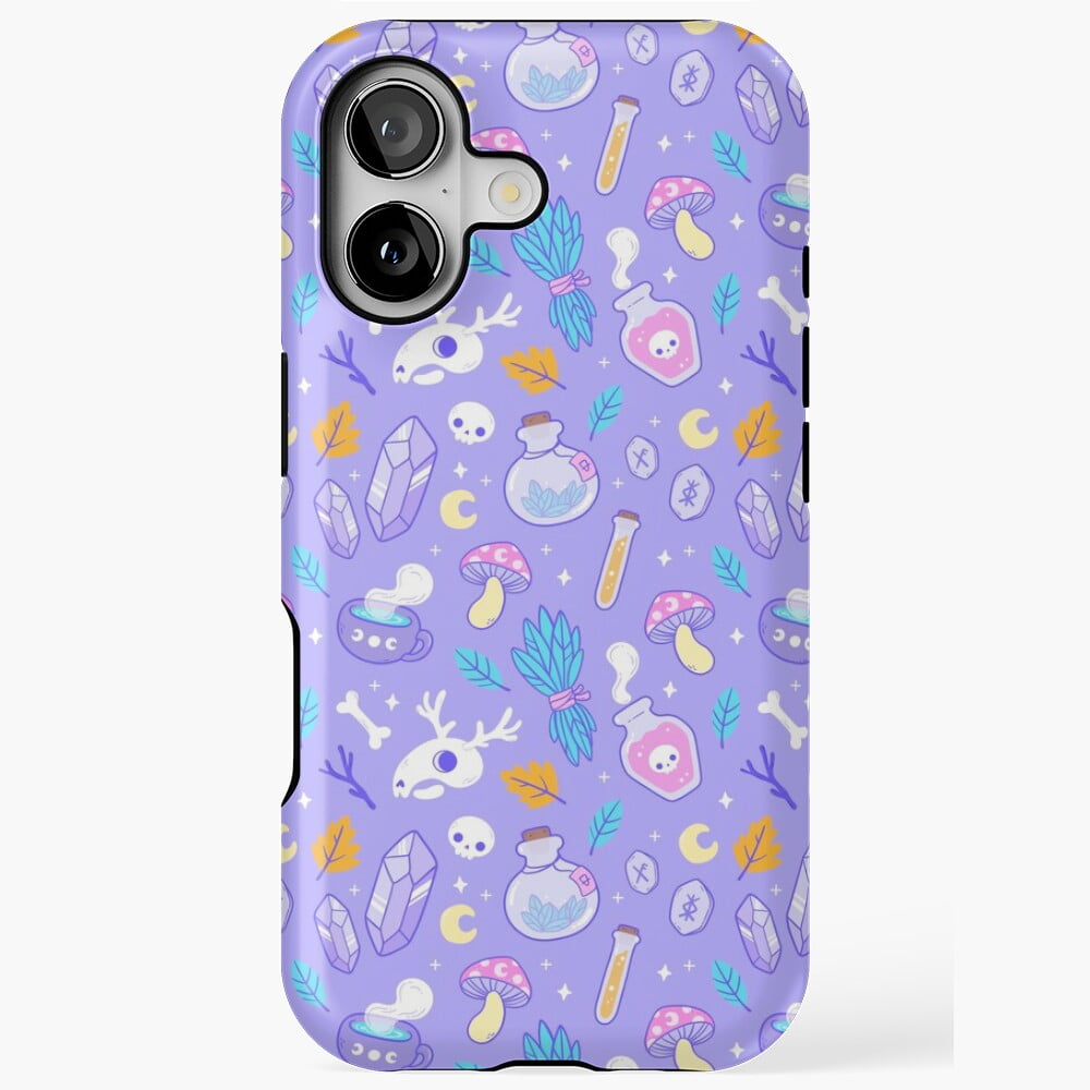 Pastel Witchy Ingredients Art Universal Phone Case for iPhone 11–17 Pro ...
