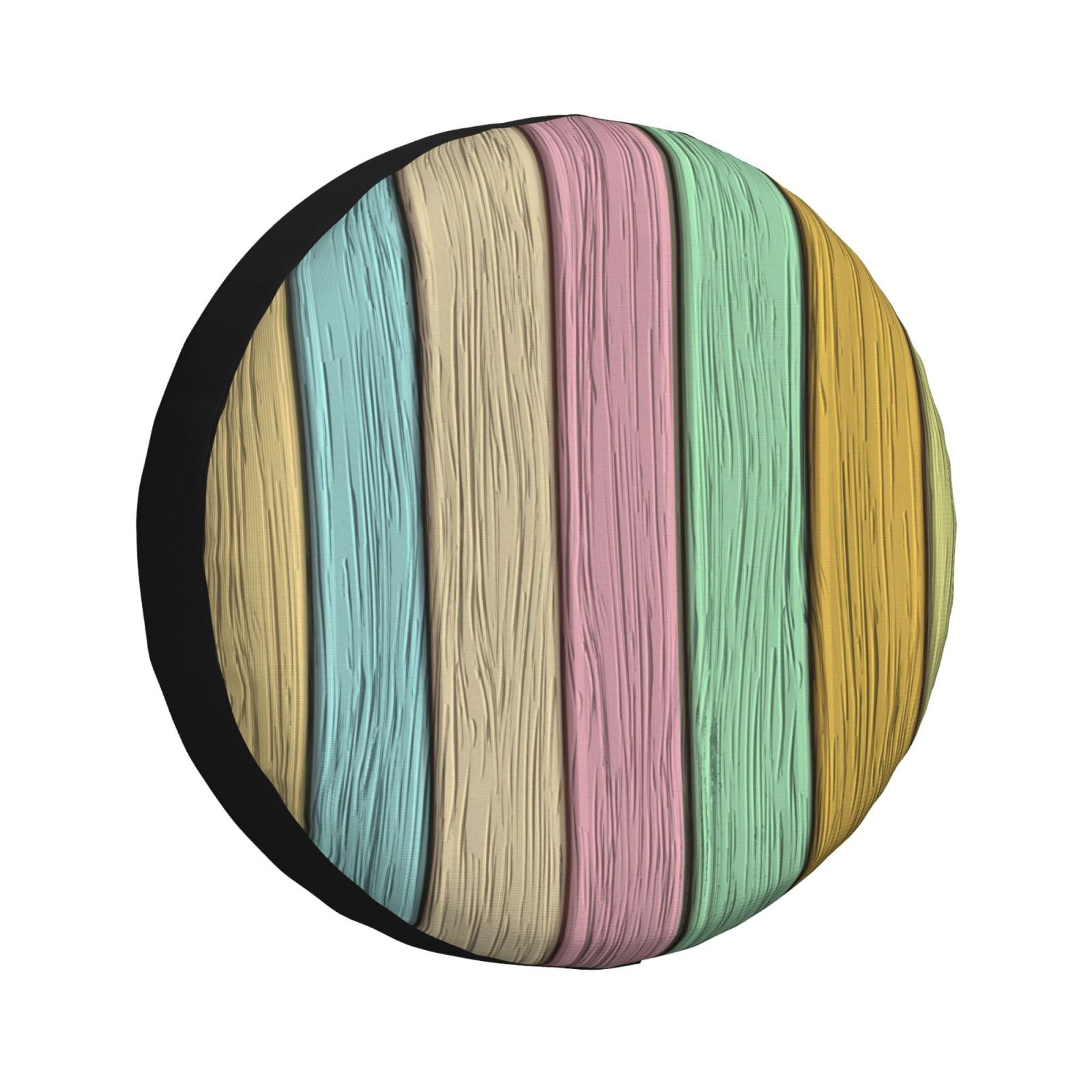 Pastel Wood Planks Spare Tire Cover for Trailer Camper RV Truck SUV 15 ...