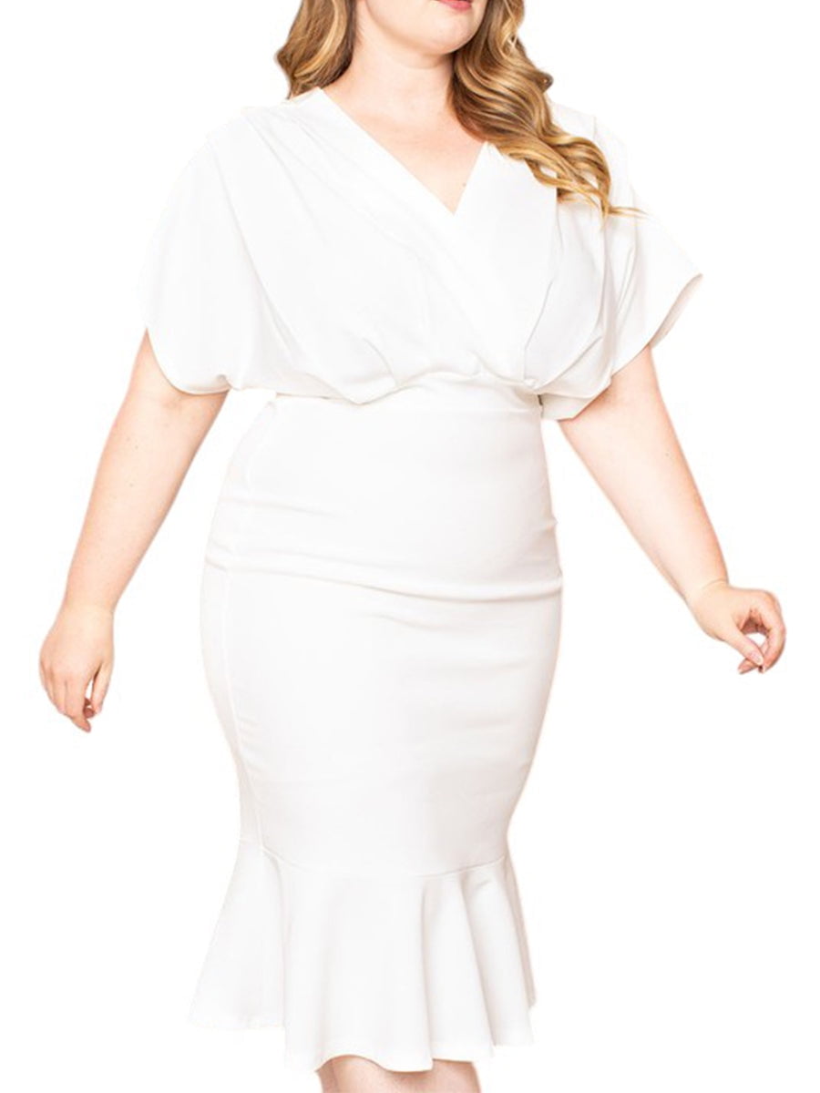 Pastel by Vivienne Women's Cocktail Formal Bodycon Plus Dress Mermaid ...