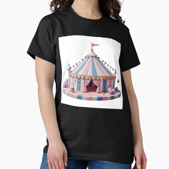 Pastel circus tent G2257, Premium Unisex Tee – Extended Sizes Up to 5XL ...