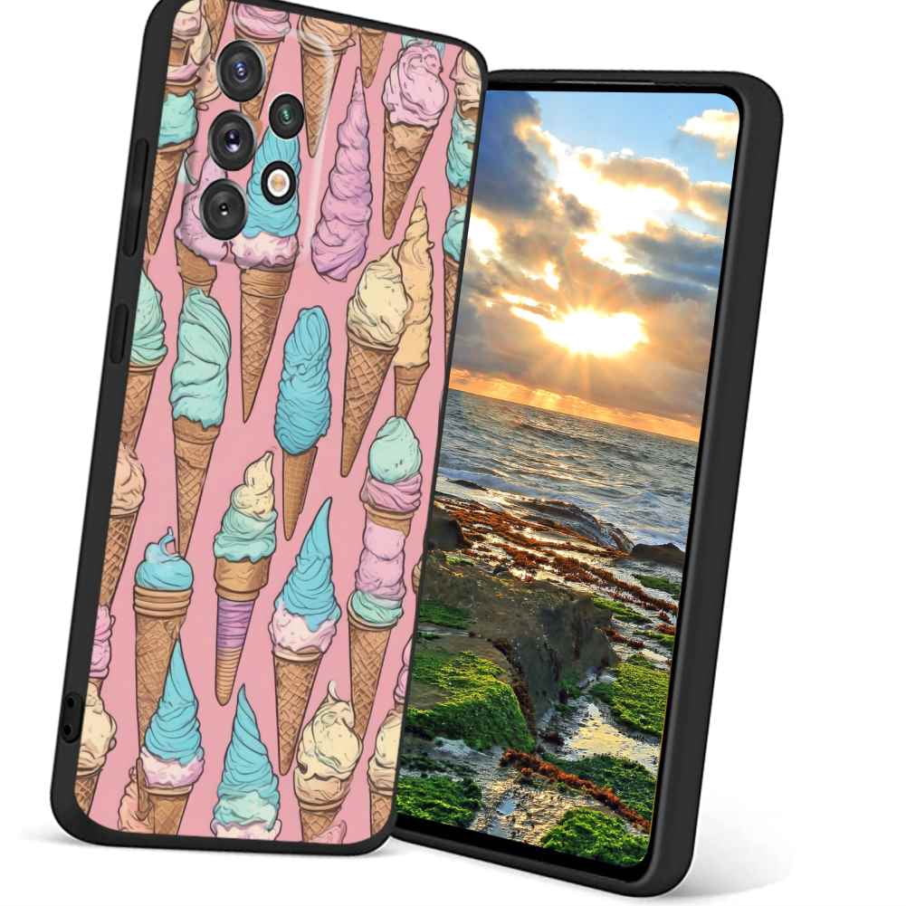 Pastel-ice-cream-cone-patterns-7 phone case for Samsung Galaxy A72 5G ...
