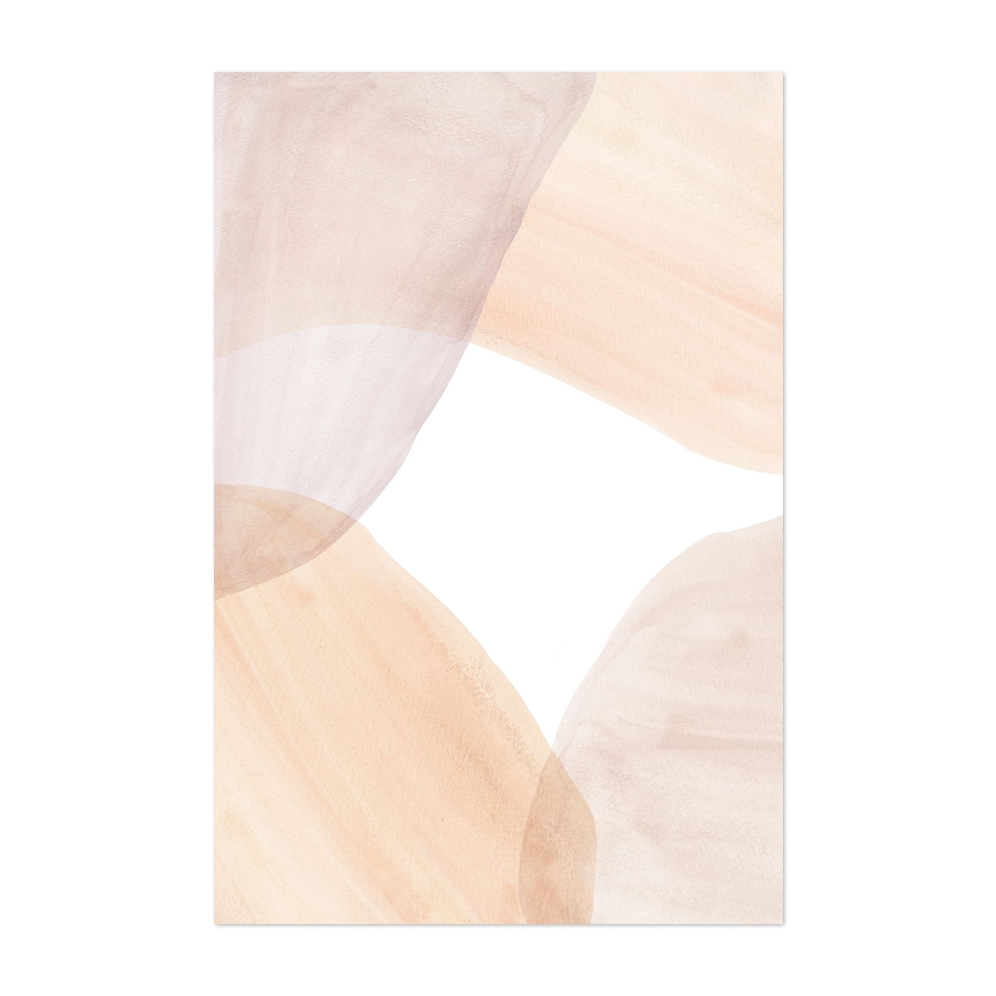 Pastel organic shapes - Painting Minimalist Abstract Pastel Boho Modern ...