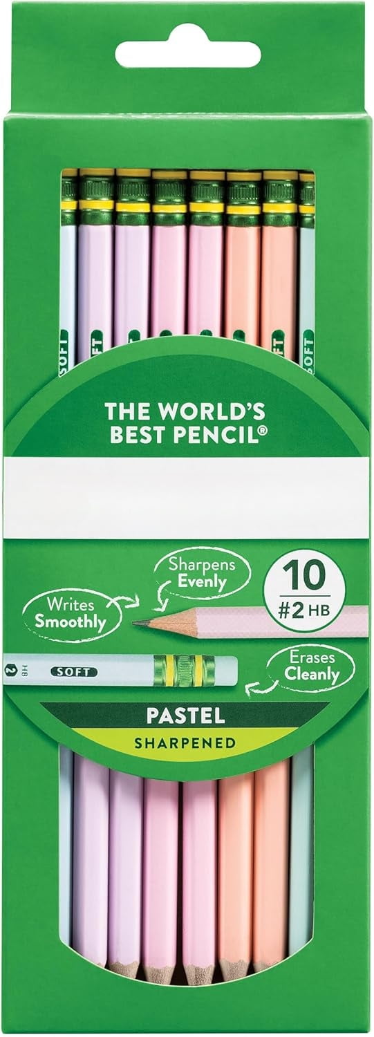 Pastel pencils, soft pencils #2, various colors - Walmart.com