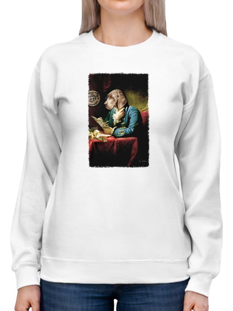 Pastell The Library Sweatshirt Womens -Charlotte Bird Designs, Female ...