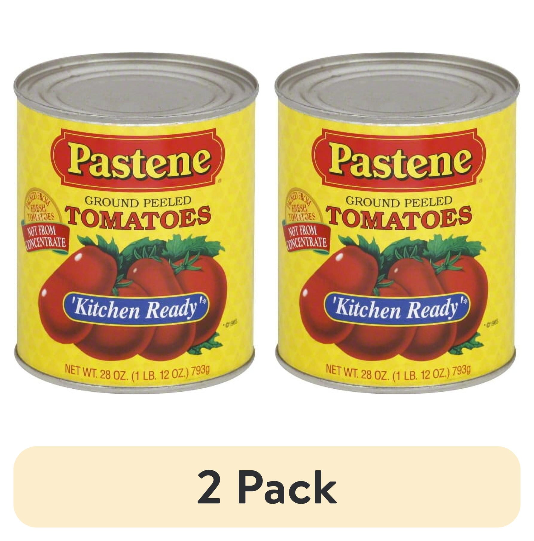 (2 pack) Pastene Ground Peeled Tomatoes, 28 oz - Walmart.com