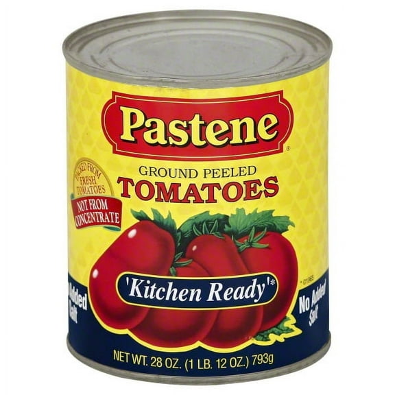 Pastene Kitchen Ready Ground Peeled Tomatoes, 28 oz Can - Walmart.com