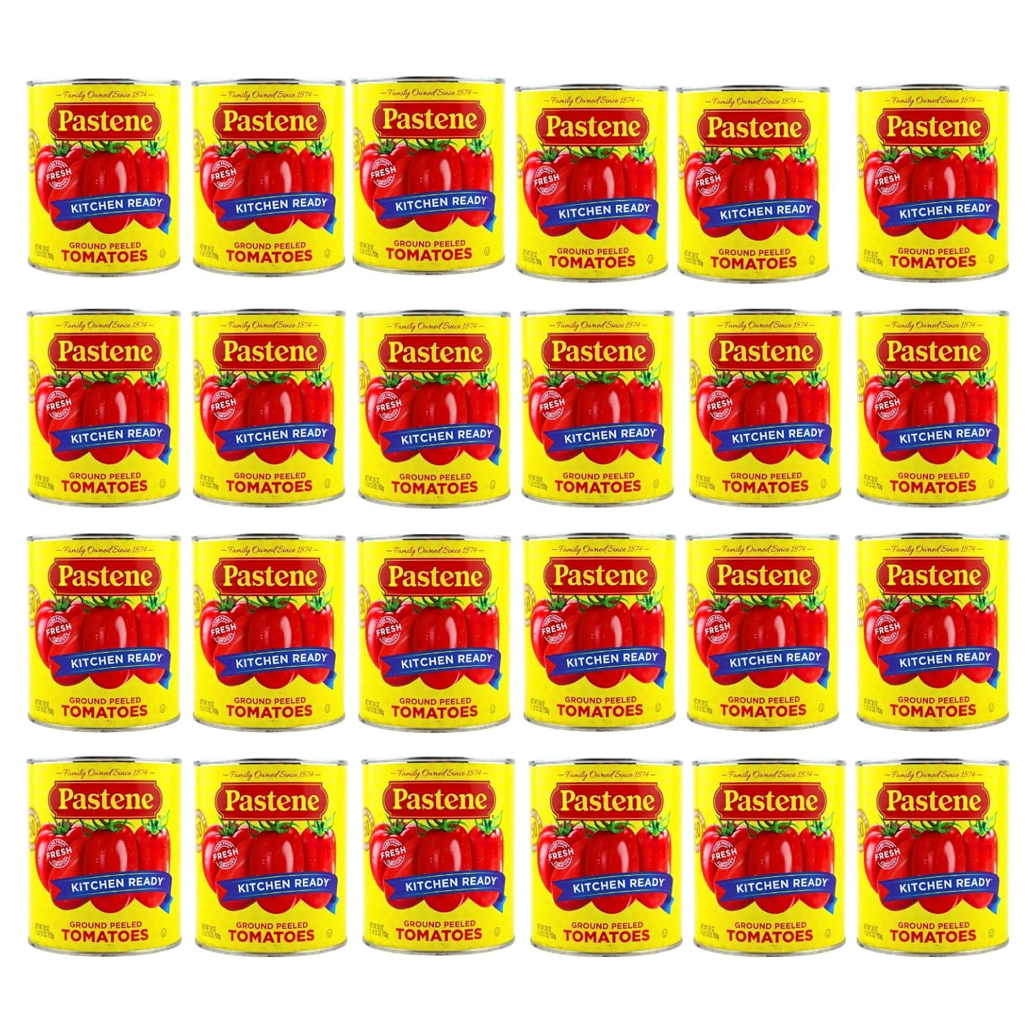 Pastene "Kitchen Ready" Ground Peeled Tomatoes - 28 oz (24 Pack ...