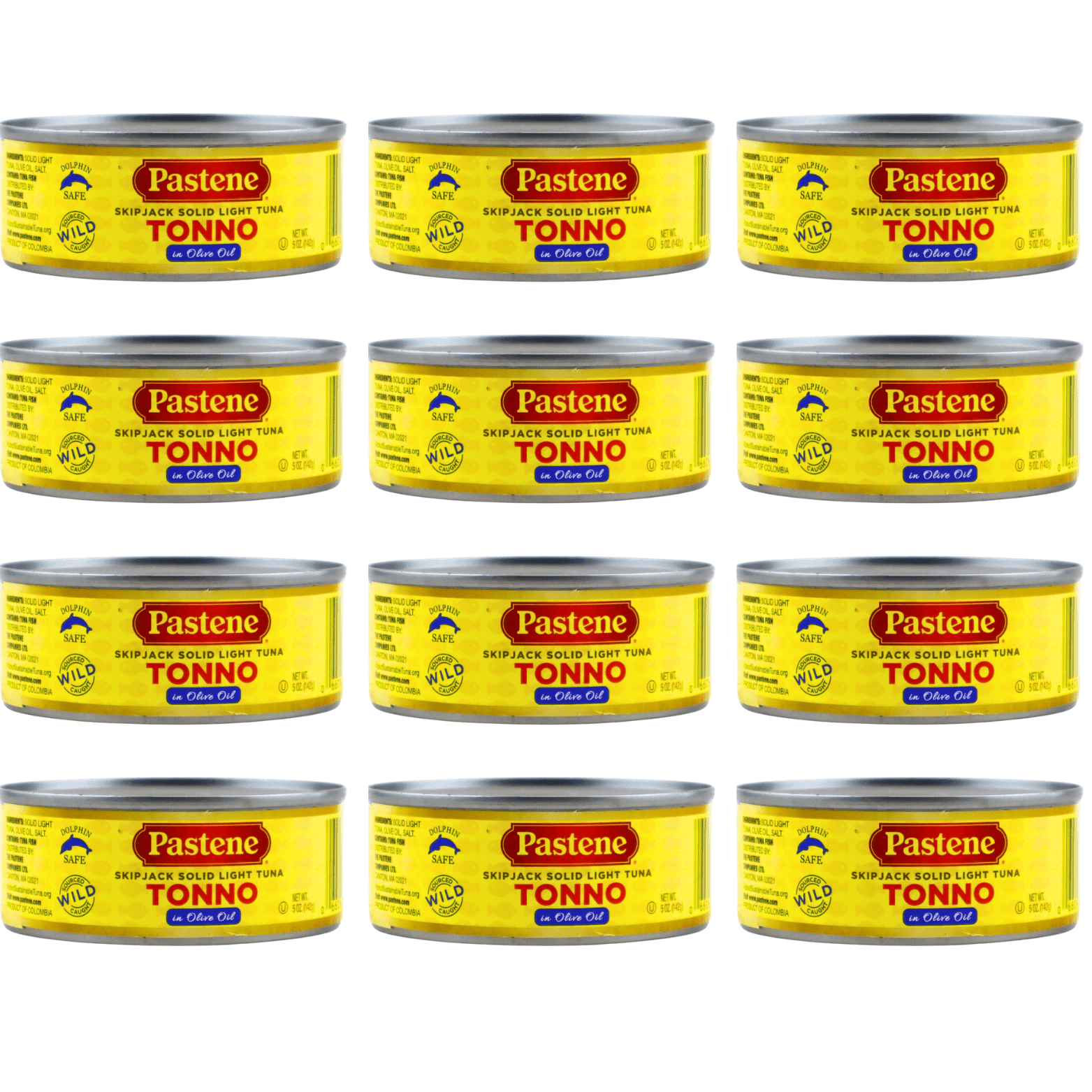 Pastene Tonno Tuna in Olive Oil, 3 Ounce (12 Pack) - Walmart.com