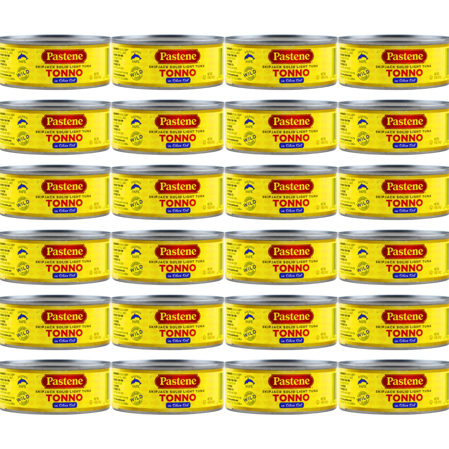 Pastene Tonno Tuna in Olive Oil, 3 Ounce (24 Pack) - Walmart.com
