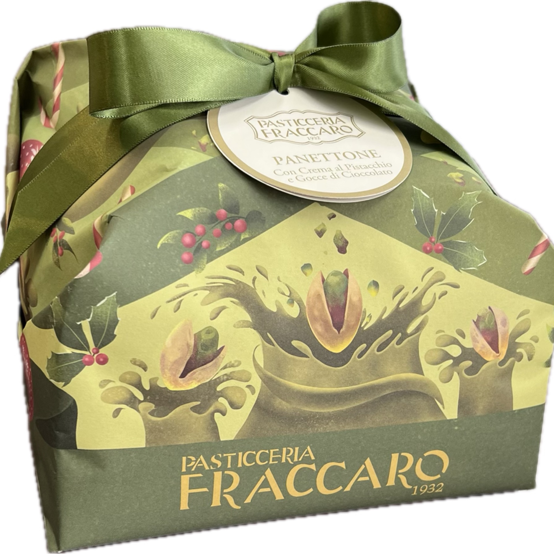Pasticceria Fraccaro Panettone Con Crema Al Pistacchio E g occe di ...