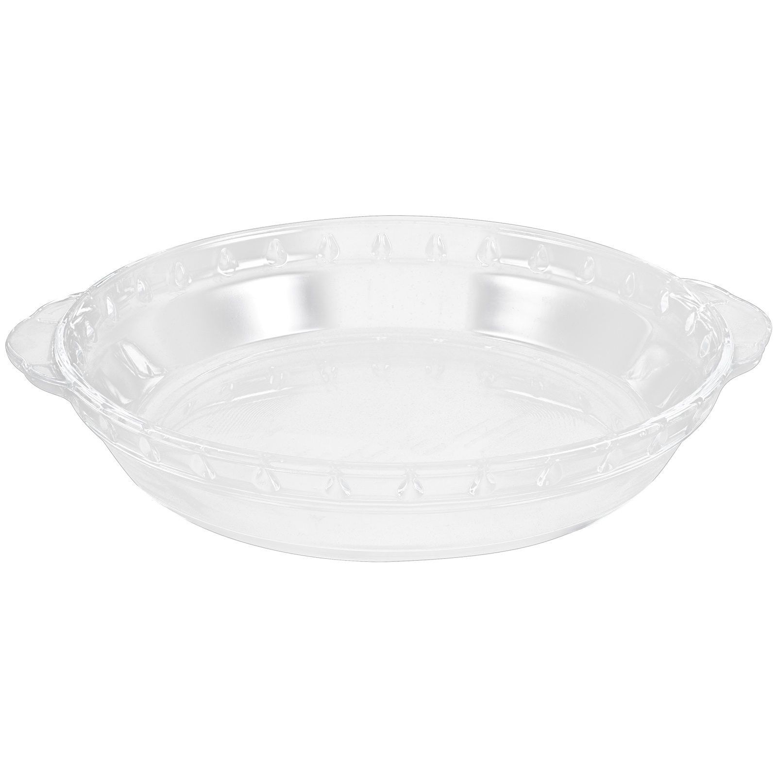 ifundom Round Glass Baking Dish with Handles, Transparent Oven Safe ...