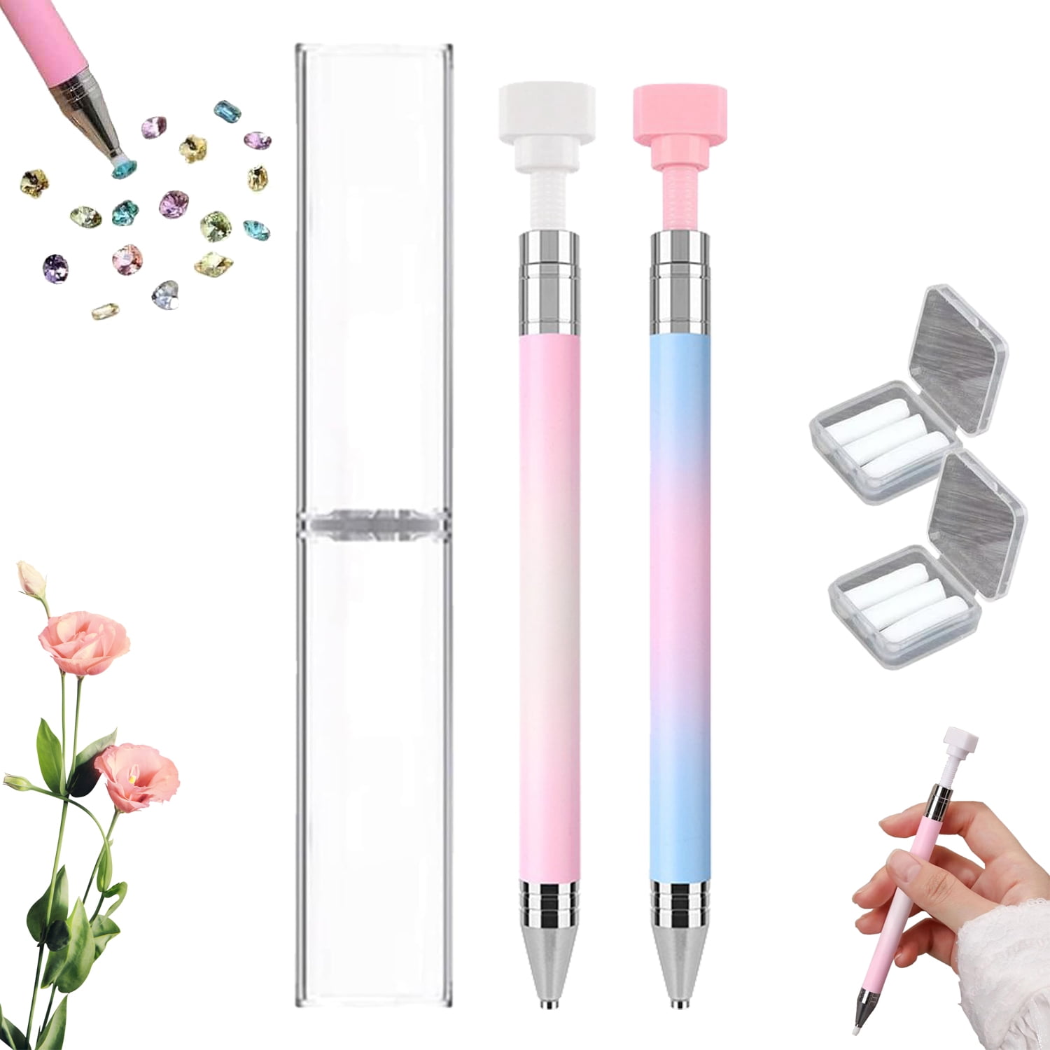 Pastimeamuse Automatic Refillable Wax Pen, Diamond Art Refillables Waxs ...