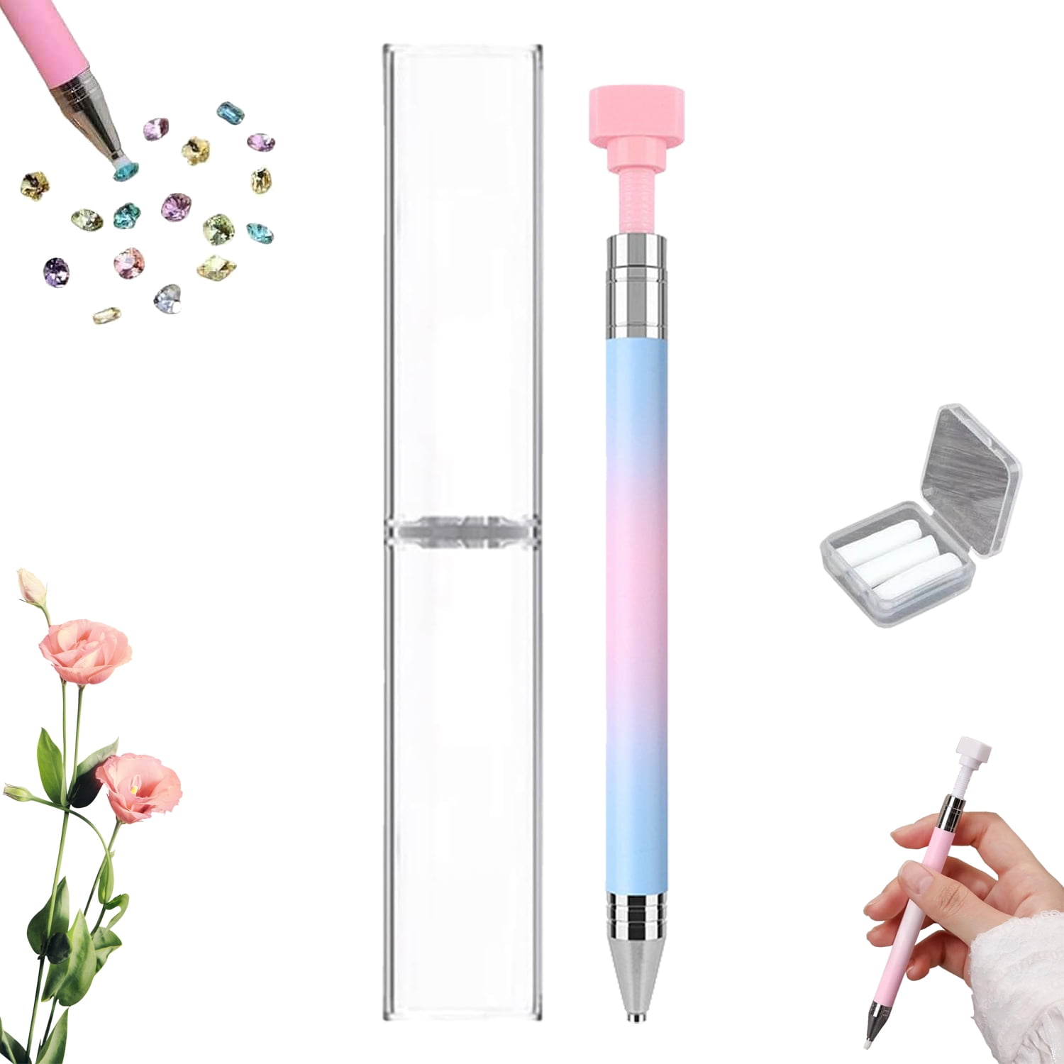 Pastimeamuse Automatic Refillable Wax Pen, Diamond Art Refillables Waxs ...