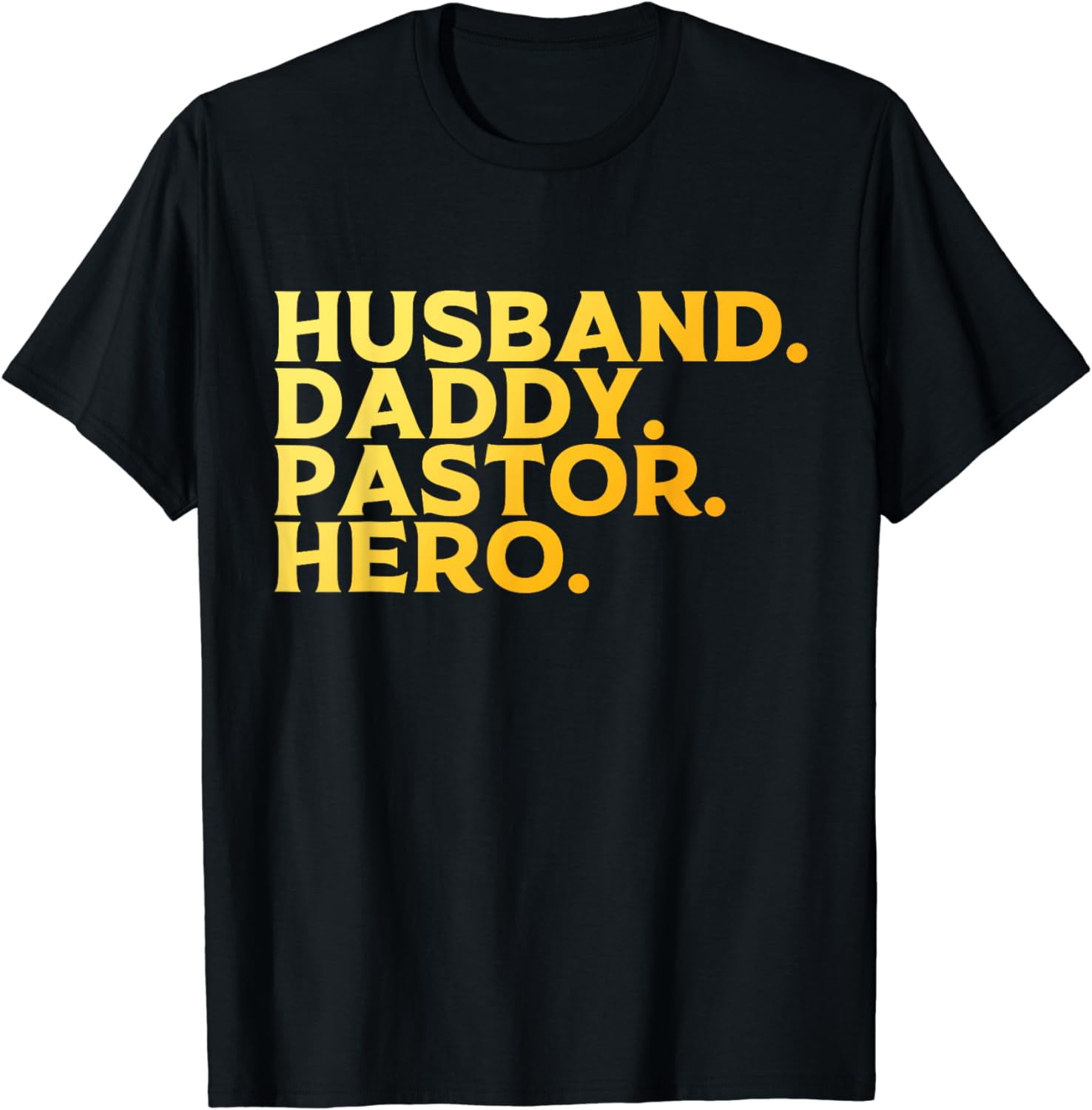 Pastor Appreciation Art For Men Husband Dad Preacher Clergy T Shirt