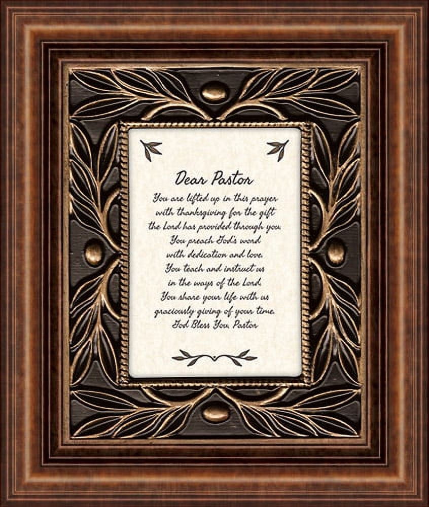 Pastor Appreciation - Dear Pastor - Framed Print - Walmart.com