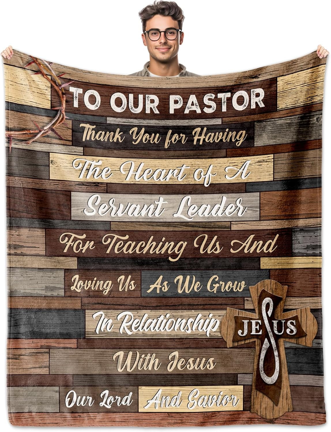 Pastor Appreciation Gifts Blanket 60"x50", Pastor Gifts for Men, Unique ...