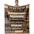 Pastor Appreciation Gifts Blanket 60"x50", Pastor Gifts for Men, Unique ...