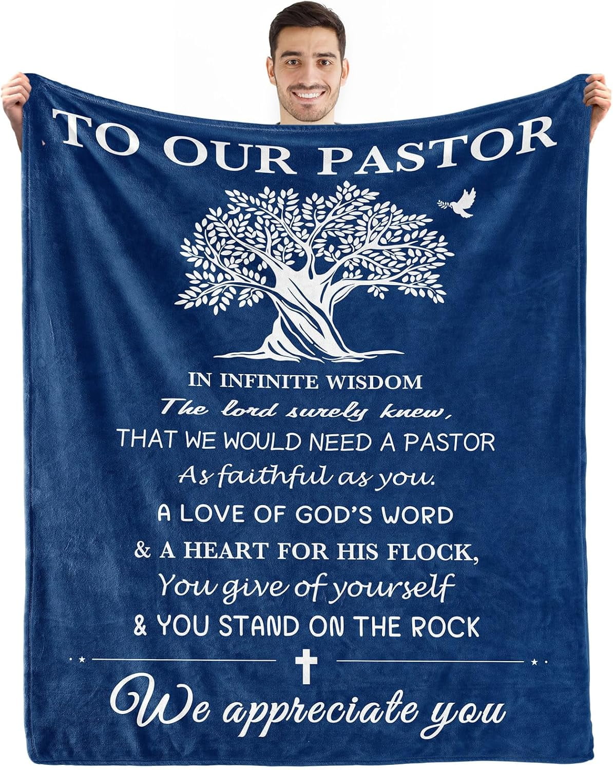 Pastor Appreciation Gifts Blanket,Pastor Gifts for Men,Unique Pastor ...