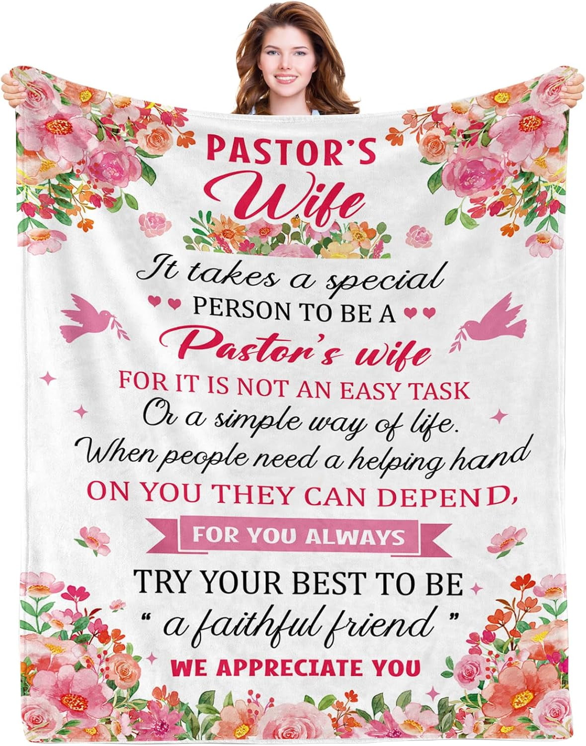 Pastor Appreciation Gifts for Men, Pastor Blanket, Pastor Gifts for Men ...