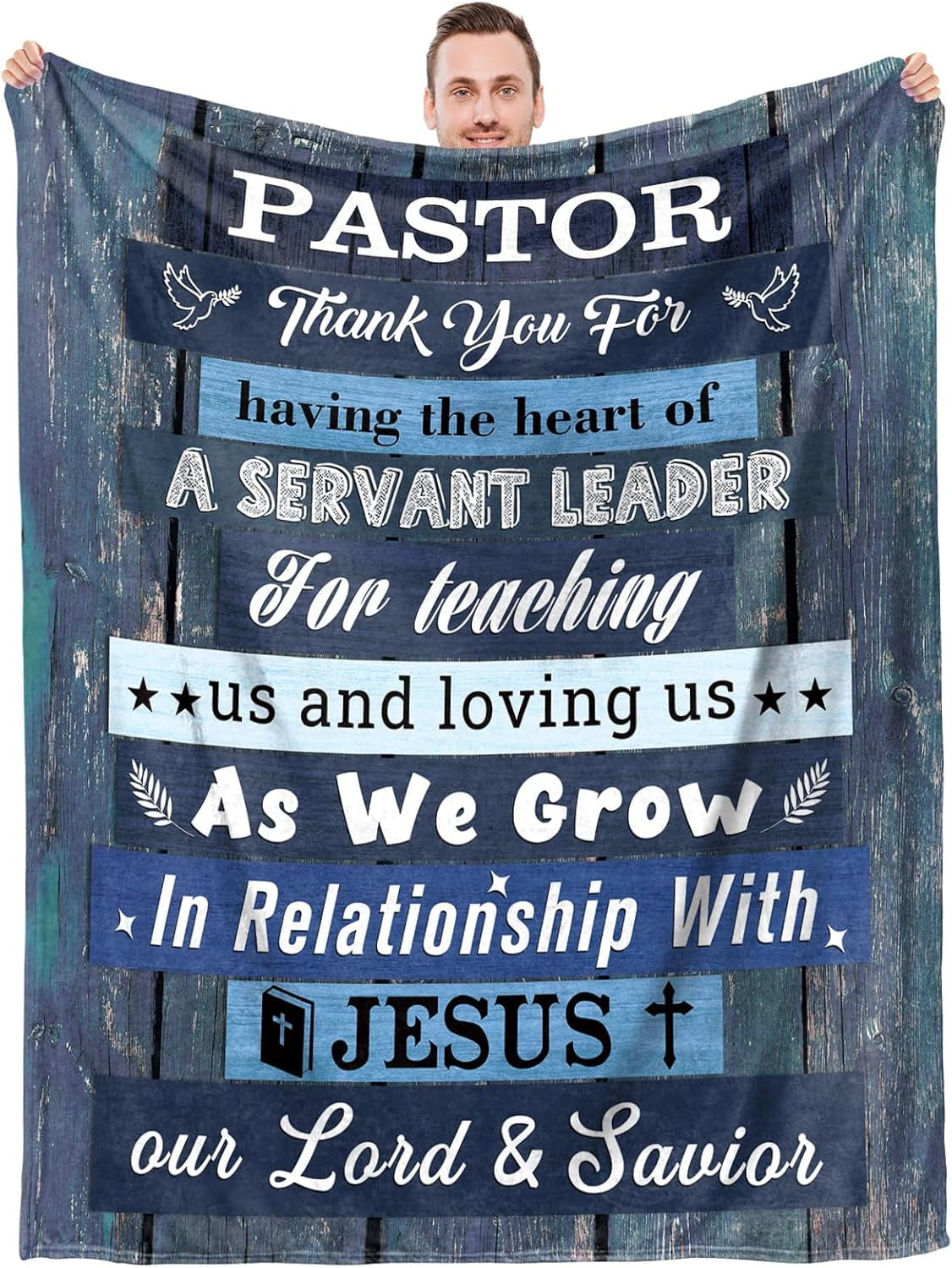Pastor Appreciation Gifts - Pastor Blanket Gifts, Pastor Appreciation ...