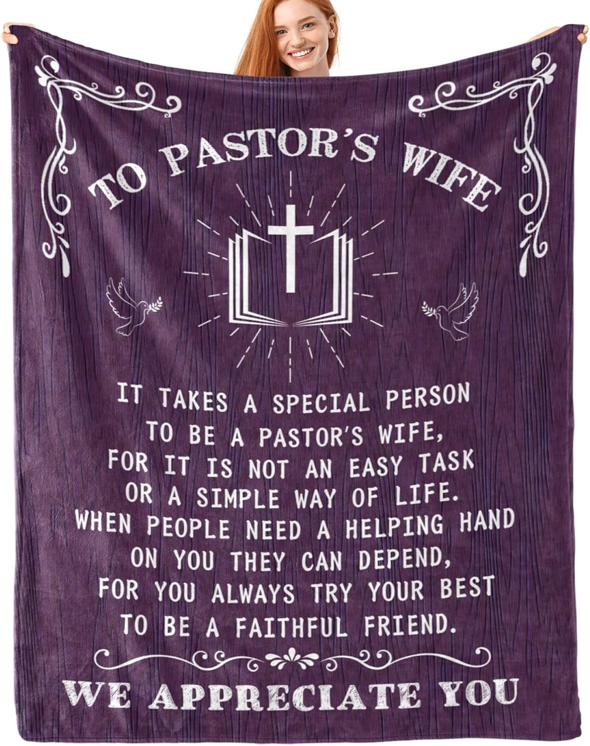 Pastor Appreciation Gifts Pastor Blanket Pastor Gifts for Men Women ...