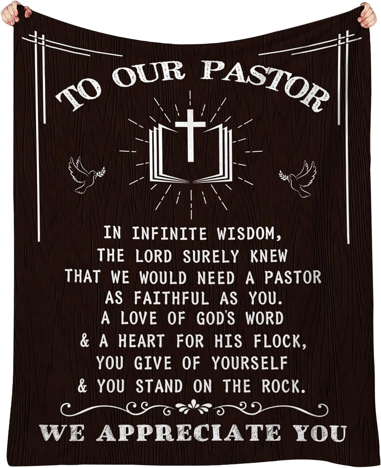 Pastor Appreciation Gifts Pastor Blanket Pastor Gifts for Men Women ...