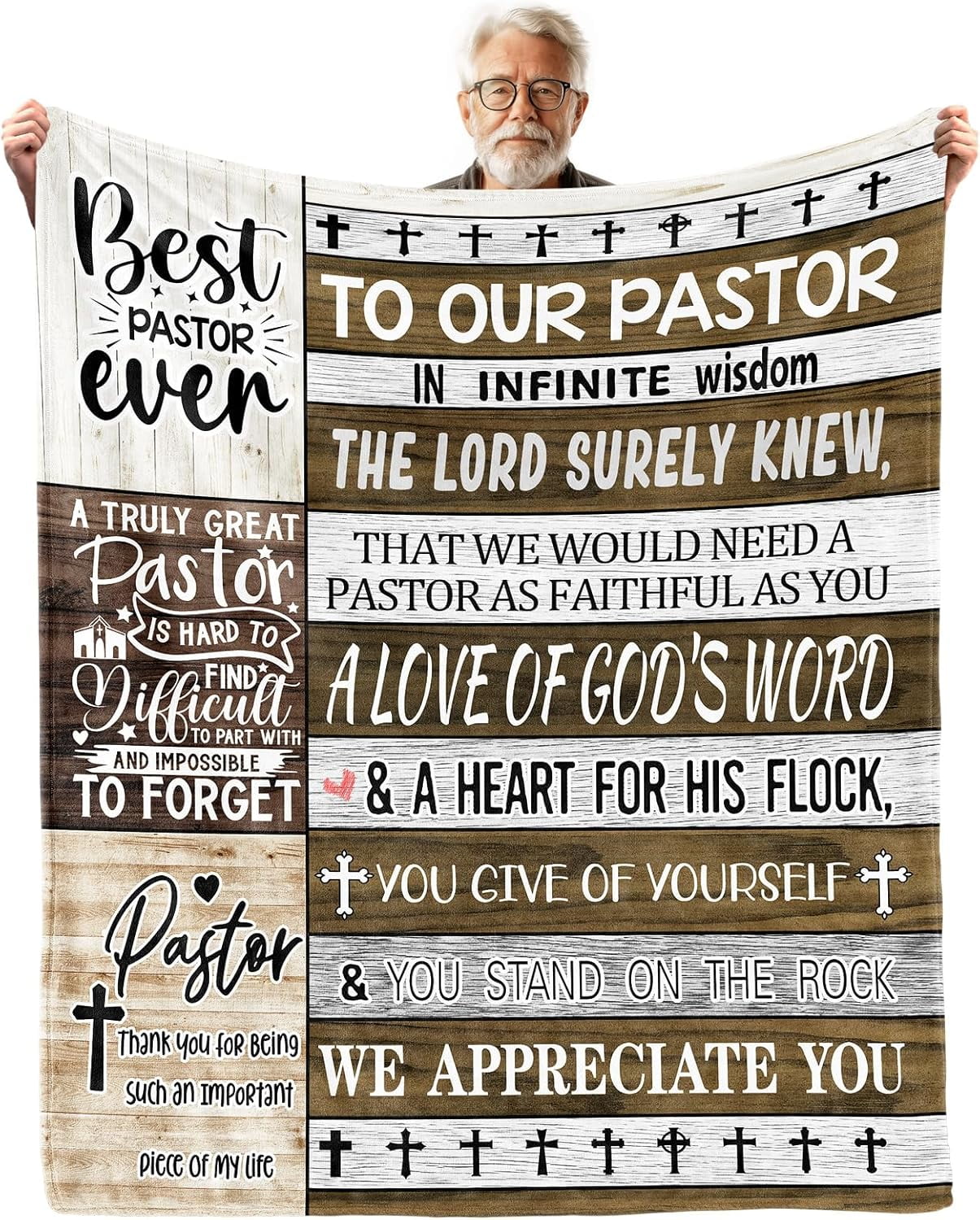Pastor Appreciation Gifts, Pastor Gifts for Men, Pastor Gifts Blanket ...
