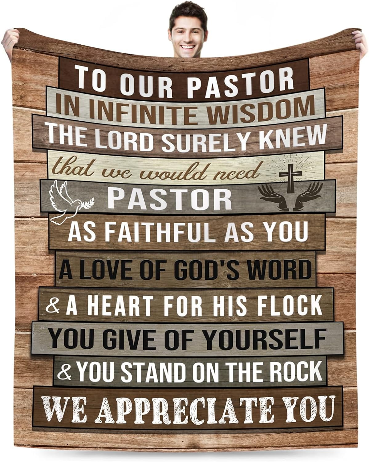 Pastor Appreciation Gifts, Pastor Gifts for Men, Pastor Blanket for Men ...