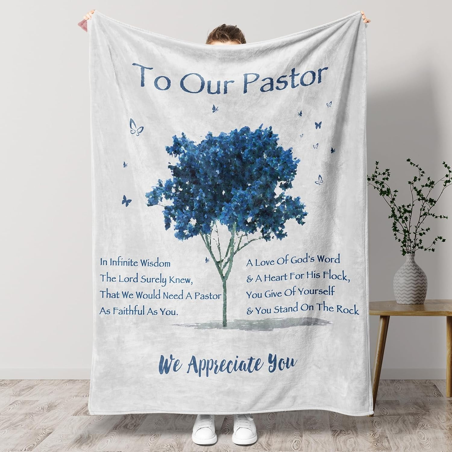 Pastor Appreciation Gifts Thank You Gifts for Pastor Throw Blanket ...