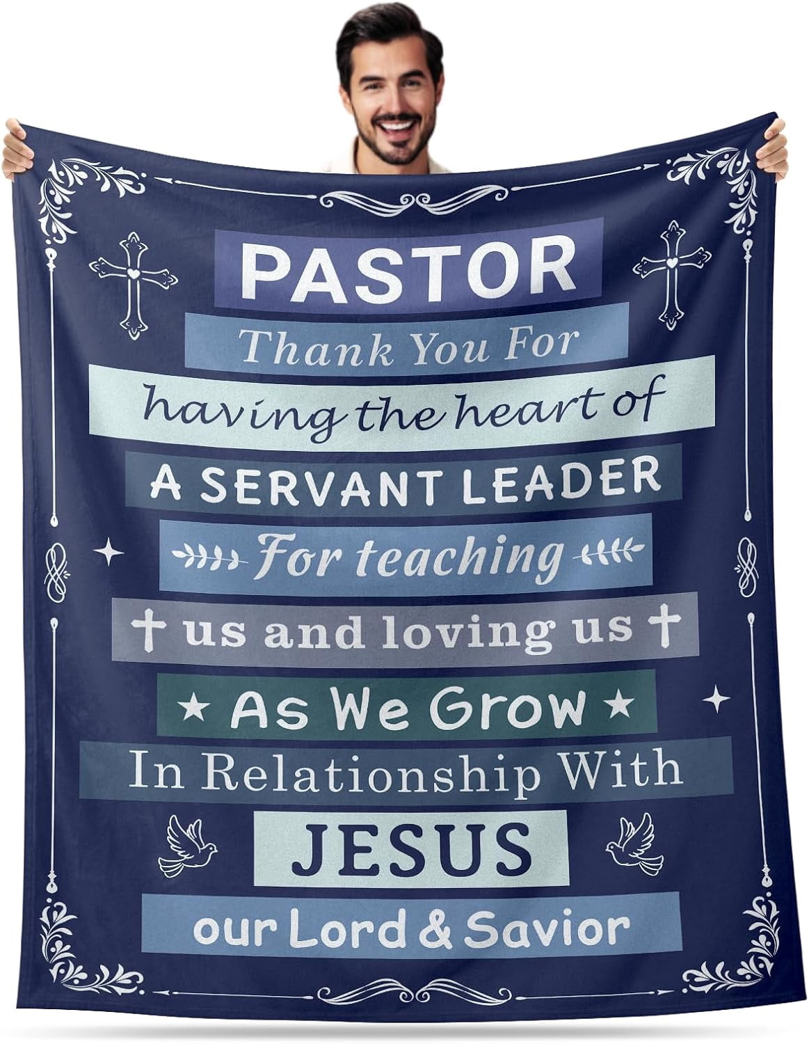 Pastor Blanket for Men Women, Pastor Appreciation Blanket, Pastor ...