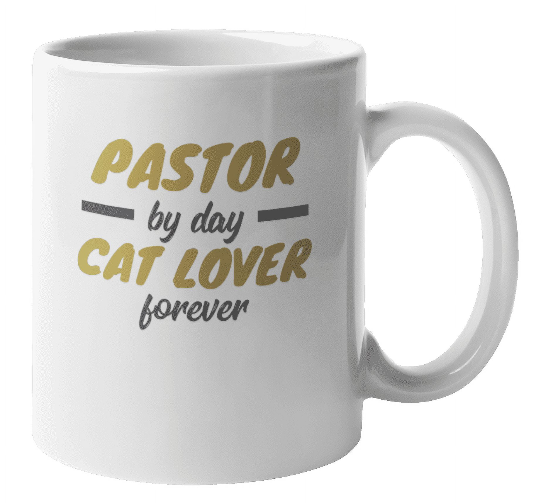 Pastor Cat Lover Coffee & Tea Mug Cup for Birthday or Appreciation ...