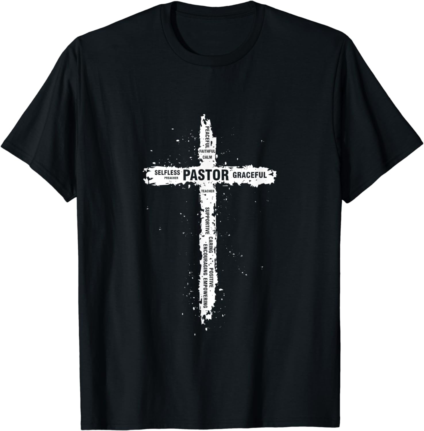 Pastor Christian Priest Clergy Member Religious Cross T-Shirt - Walmart.com
