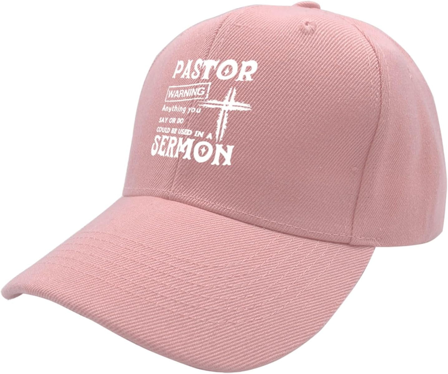 Pastor Gift Pastor Warning Anything You say Hat Trucker Hat Men Funny ...