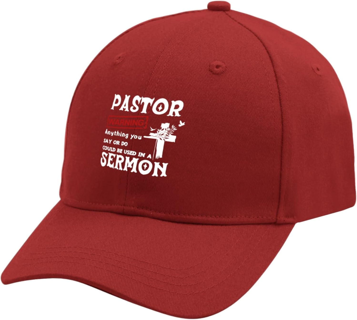 Pastor Gift Pastor Warning Anything You say Hat Trucker Hat Women ...